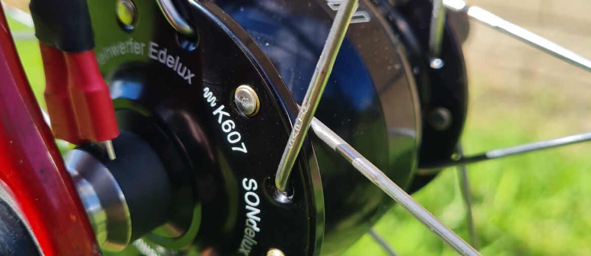 Custom SON dynamo front wheel – CJ Performance Cycles Blog