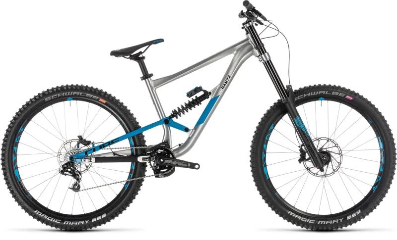 2019 Cube Hanzz 190 SL 27.5 Mountain Bike in Silver