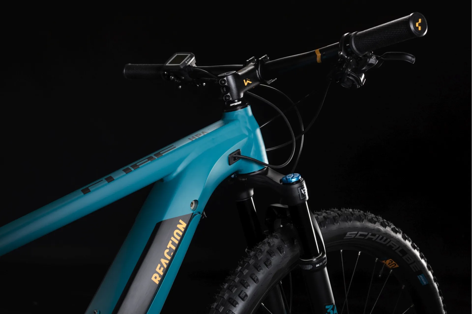 2019 Cube Reaction Hybrid Slt 500 Kiox Mens Electric Mountain Bike Blue