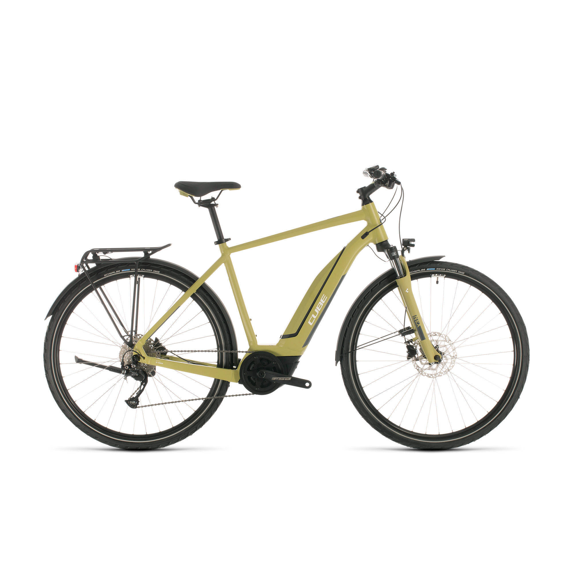 2020 Cube Touring Hybrid One 500 Electric Hybrid Bike In Green 2020 Cube Touring Hybrid One 500 Electric Hybrid Bike In Green