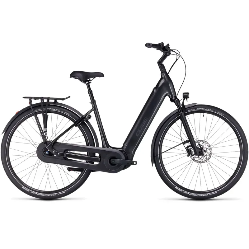 2024 Cube Supreme Hybrid EX 625 Electric Bike in Grey/Black