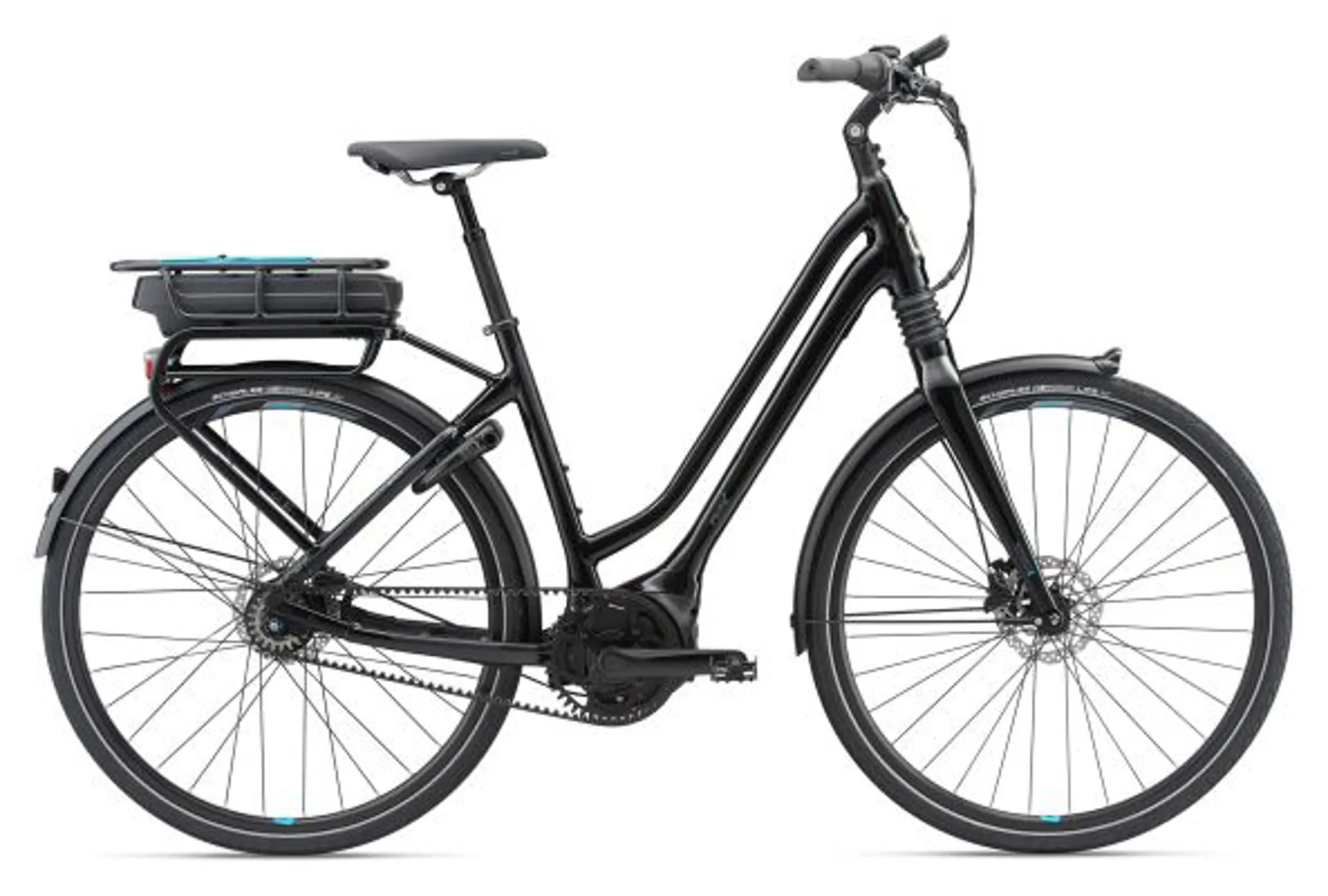 2018 GIANT PRIME E+1 BELT DRIVE ELECTRIC ALLOY DISC URBAN BIKE, B