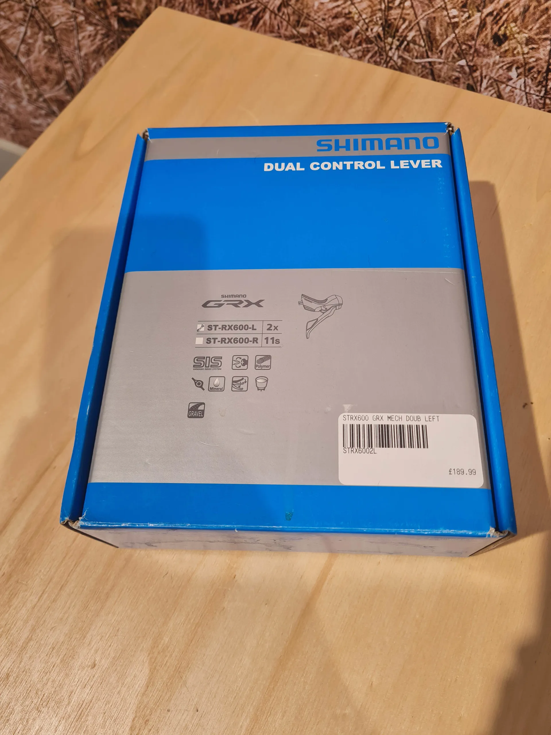 Shimano Grx ST-RX600 Mechanical Shift Hydraulic STI Lever - Left 2 ...