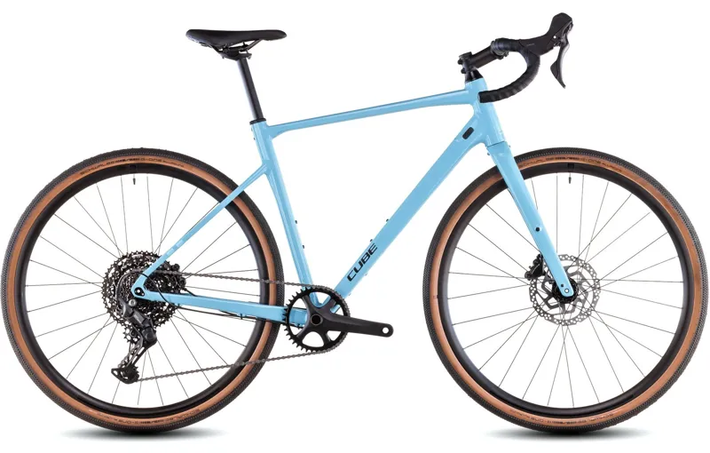 2025 Cube Nuroad Pro - Gravel Bike - Maya Blue / Black