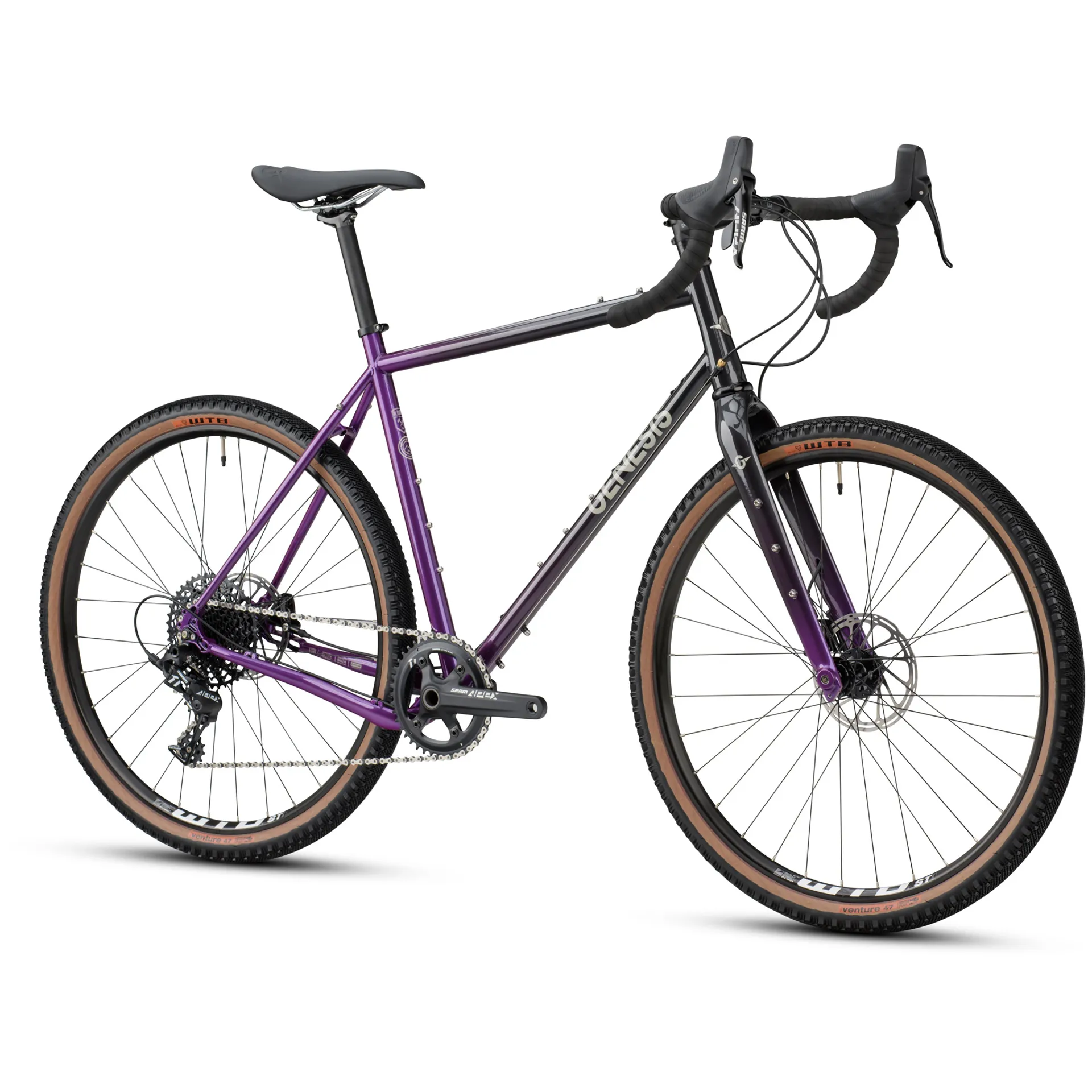 2022 Genesis Fugio 20 - Gravel Bike - Purple / Black
