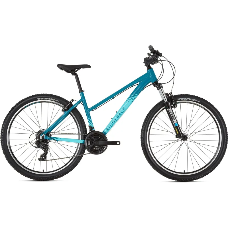 2020 Ridgeback Terrain 2 Open Frame Womens Mountain Bike in Blue